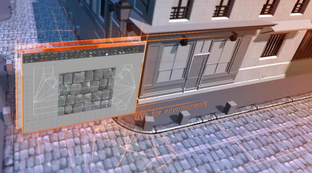 Create proper environment UVs in Maya: tiling textures are everywhere!